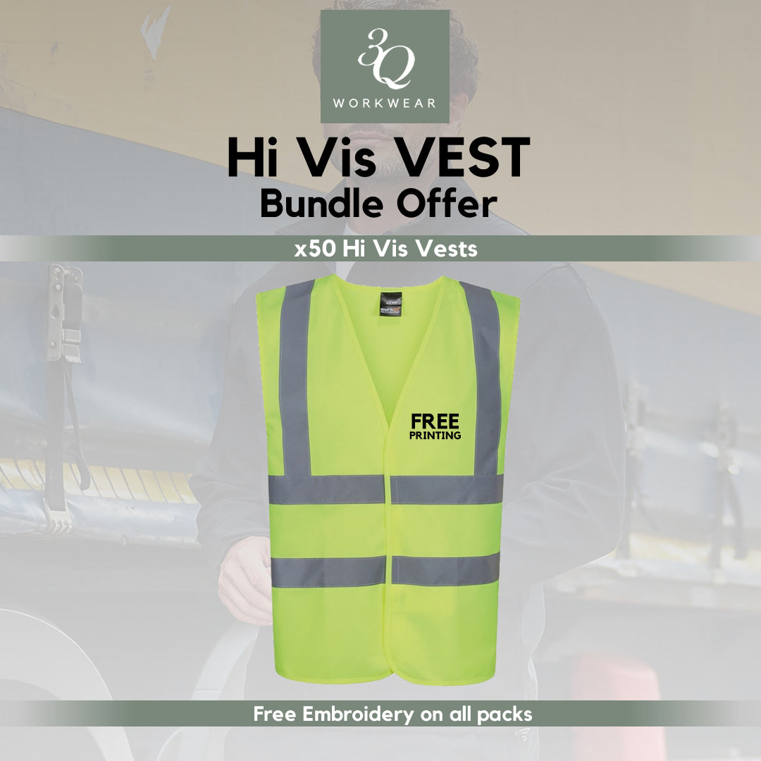 Bundle - 50 x Hi Vis Vests – 3Q Workwear